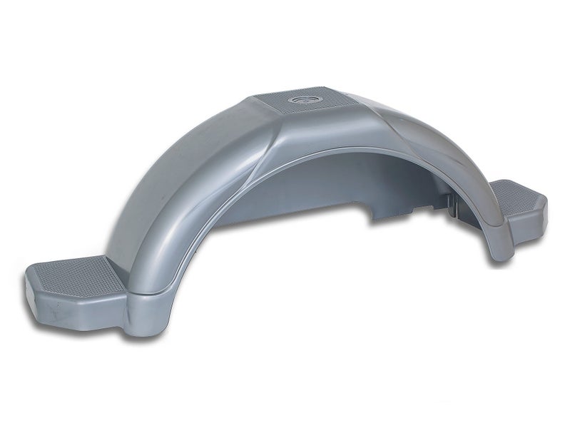Trailer Wheel Guard 13" Heavy Duty Plastic - GREY : BidBud