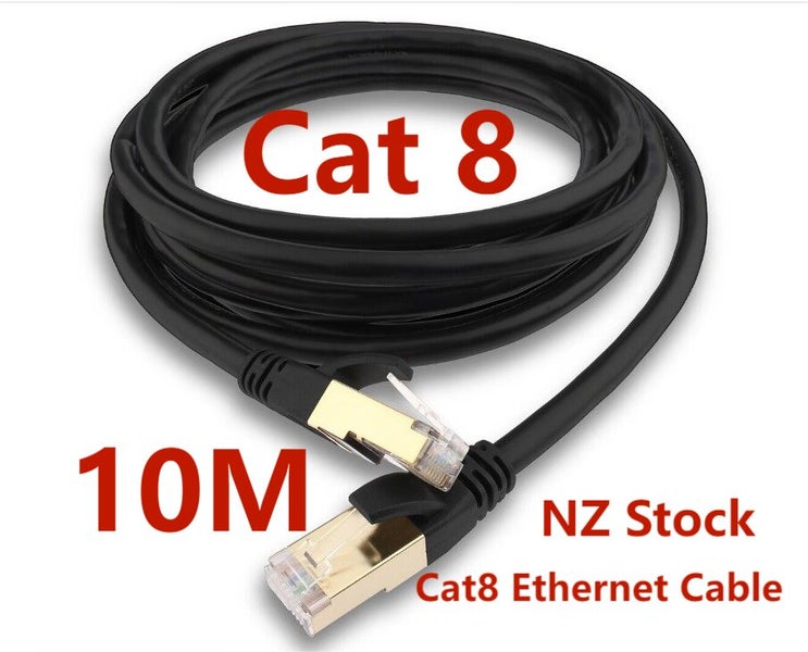 PTN NEW NEW NEW Cat8 Ethernet Cable- NEW 10m -- Sale Sale : BidBud