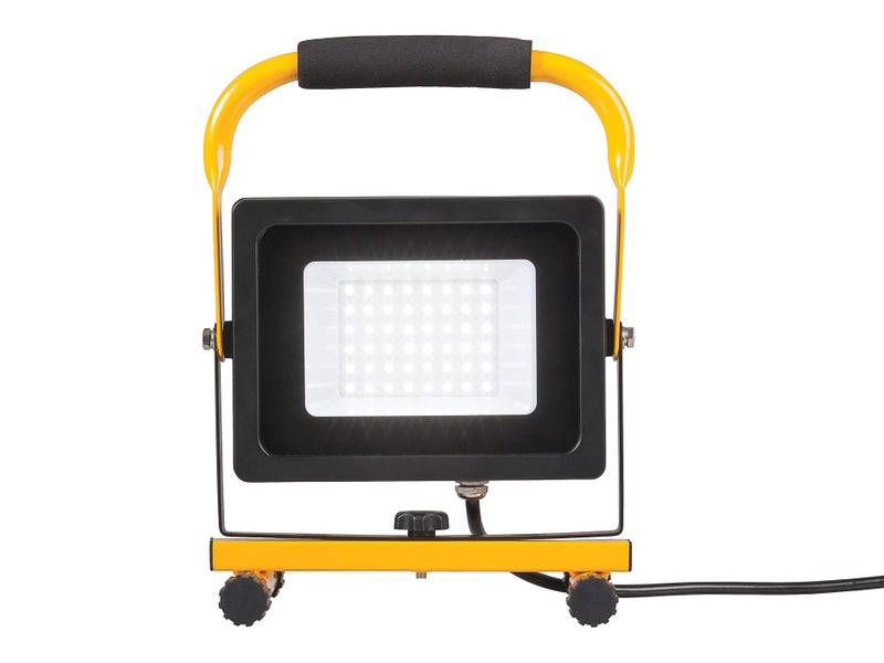 LED Work Light 30W 2400 Lumens IP65 Waterproof 240V Slim Yellow ...