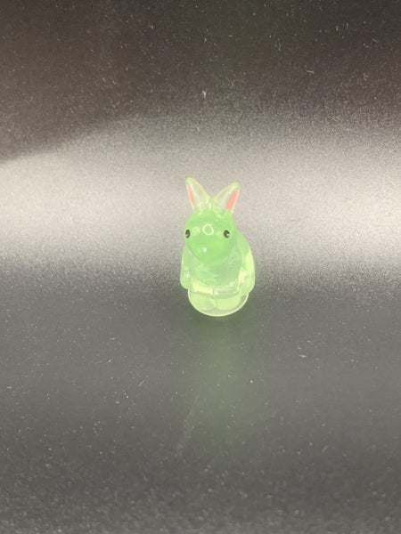 Neon Green Rabbit Croc charm : BidBud