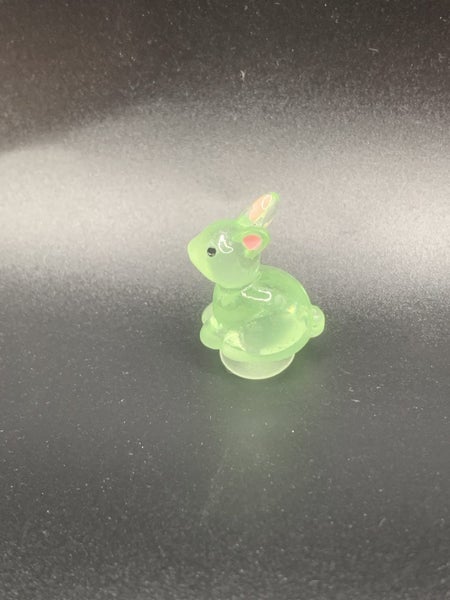 Neon Green Rabbit Croc charm : BidBud