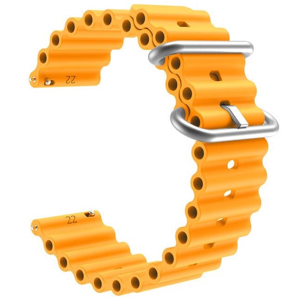 Wahoo ELEMNT RIVAL compatible Silicone Ocean Bands Watch Straps : BidBud