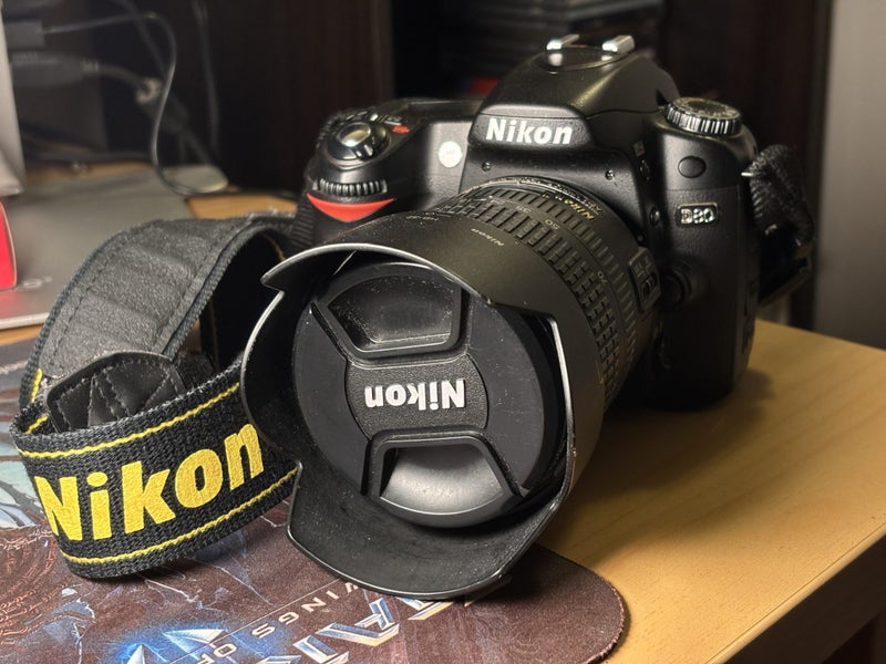 Nikon D80 with 18-70mm kit lens : BidBud