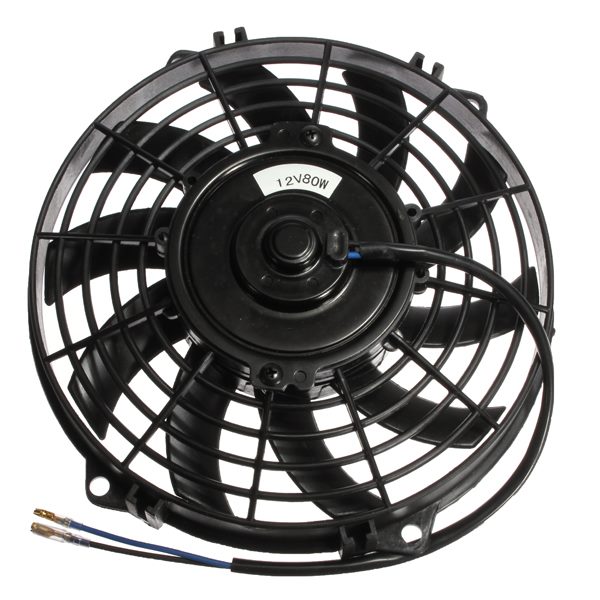 9inch Slim Reversible Electric Radiator Cooling Fan Push Pull 12V 80W ...