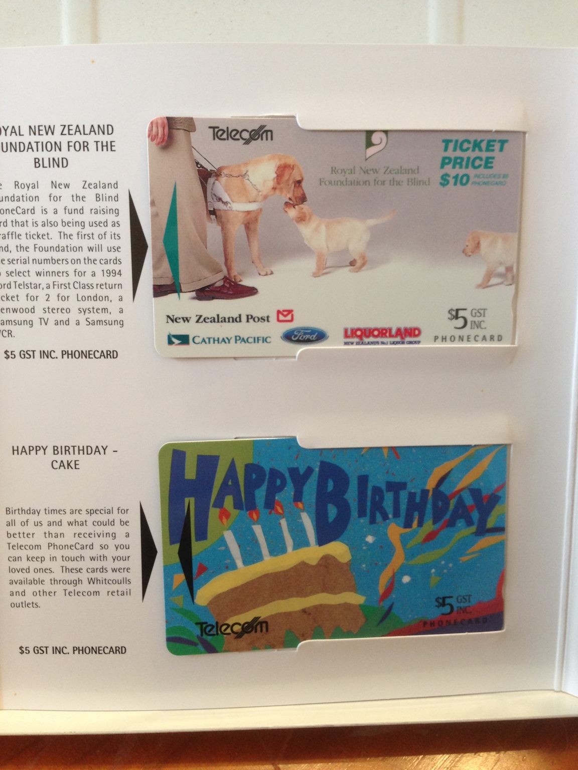 Telecom Phone card set 1995 Adcards Volume seven : BidBud