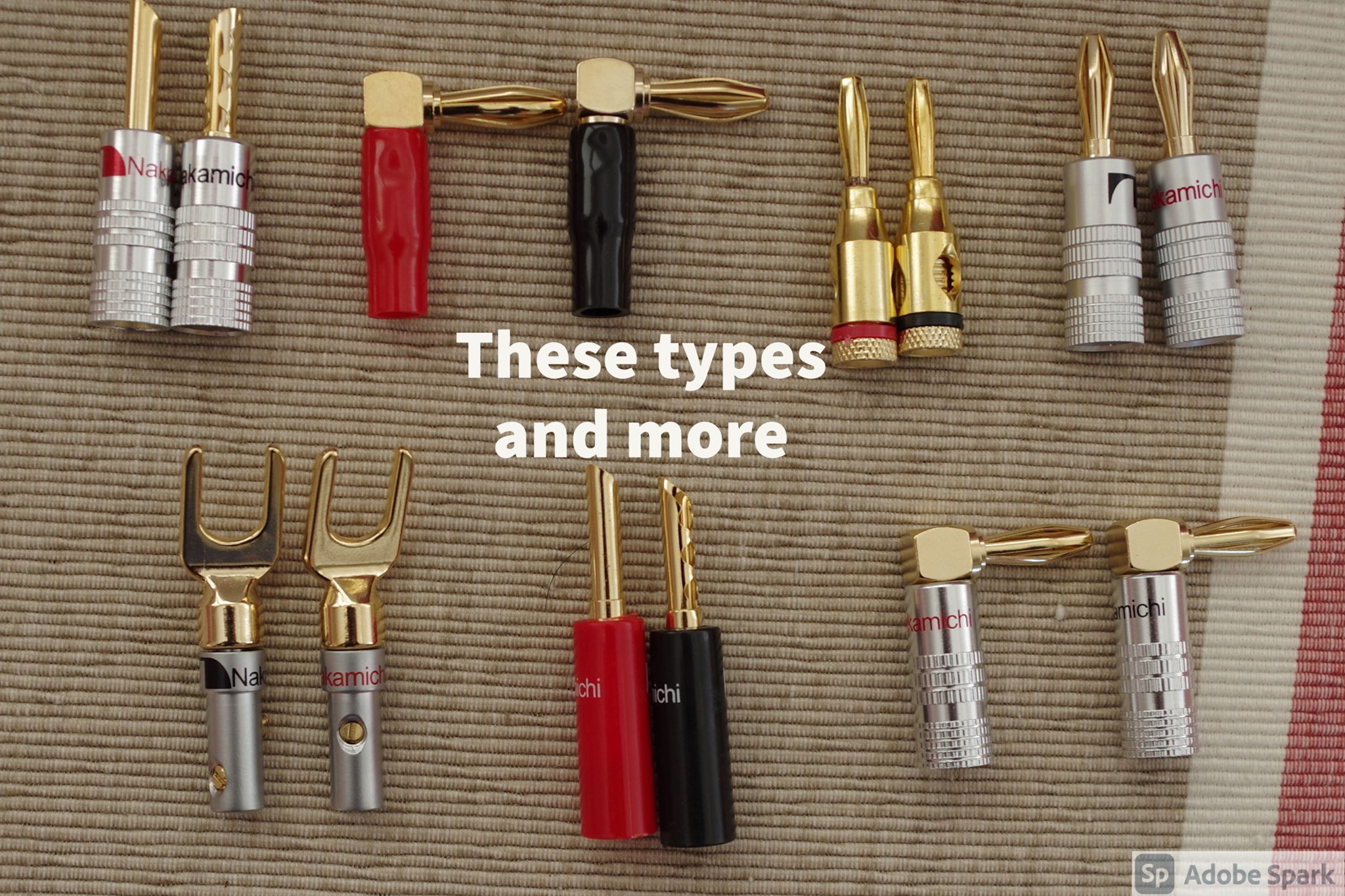 Gold-plated copper banana plugs (Pairs) : BidBud