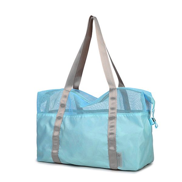 HN - B13 Waterproof Travel Mesh Storage Bag Fashion Colorful Beach ...