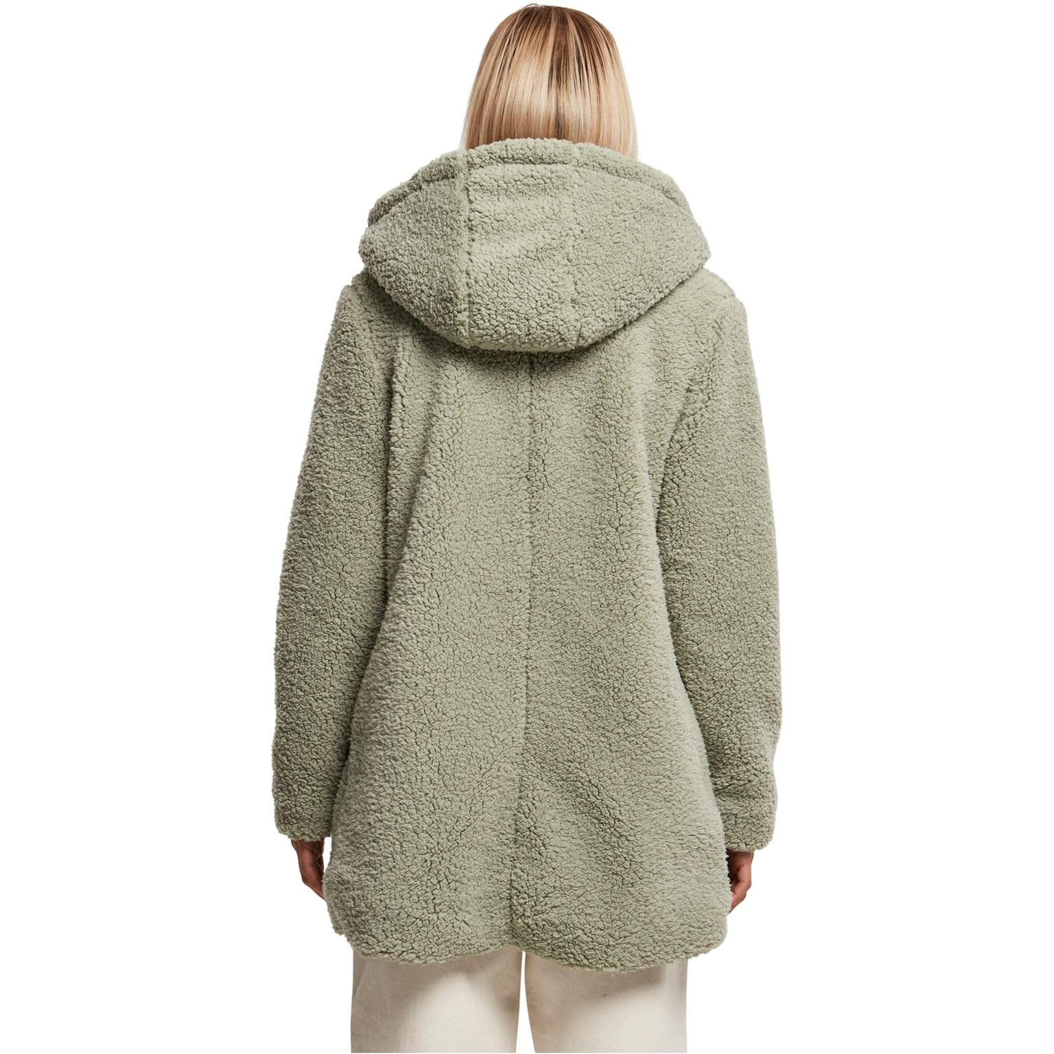 Urban Classics Ladies - SHERPA Long Hoody Winter : BidBud