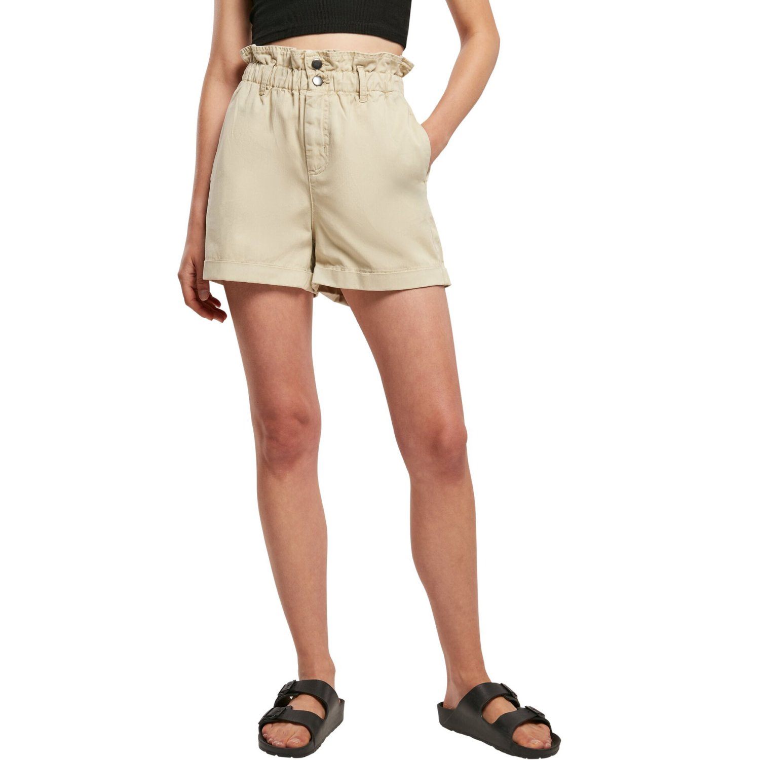 Urban Classics Ladies - Paperbag Shorts : BidBud