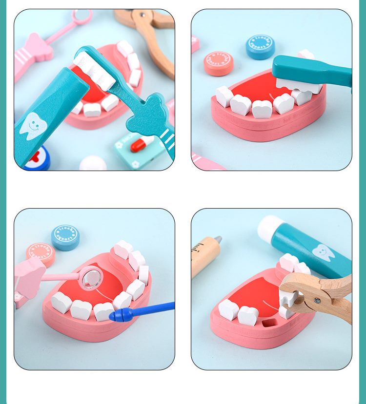 Wooden Dentist Tool Toys : BidBud