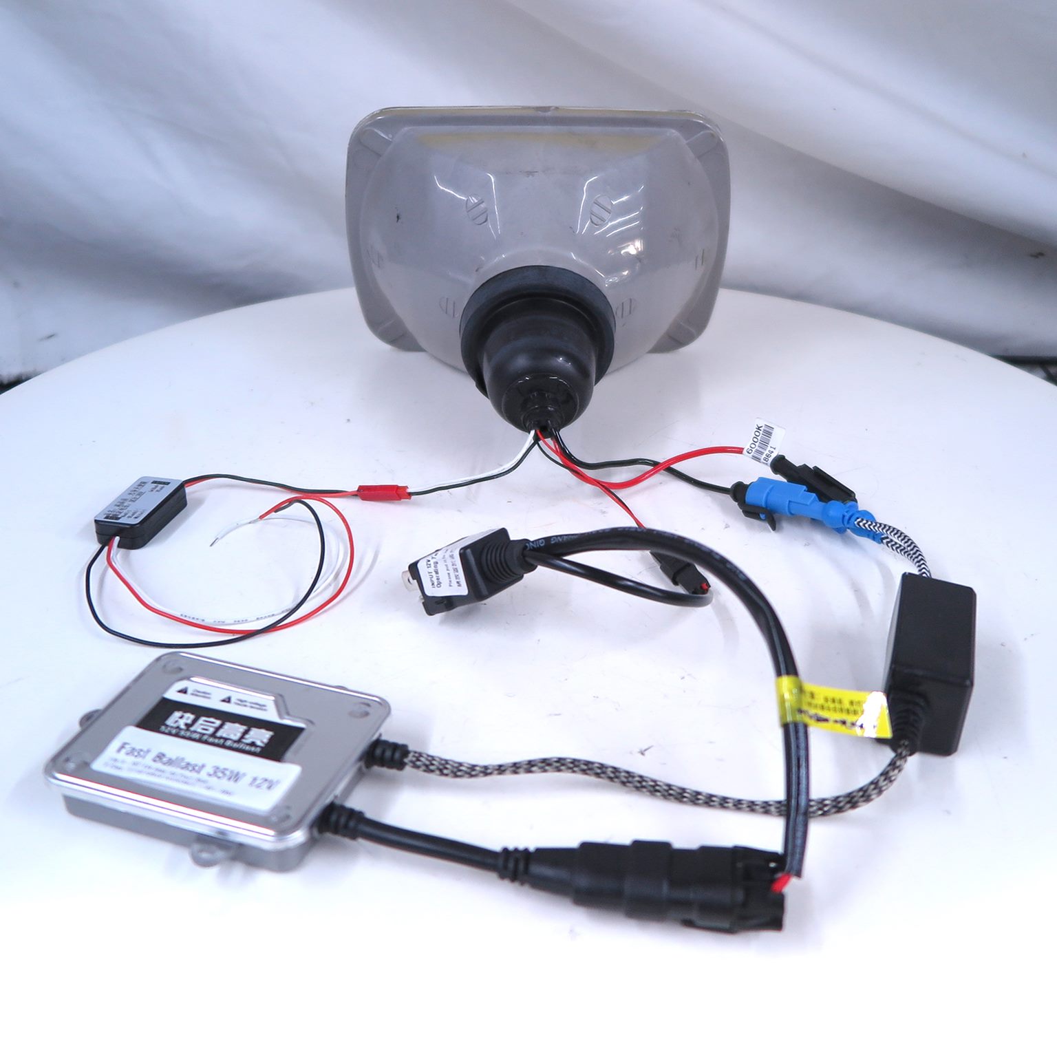 RX-7 RX7 FC 2nd 1986-1991 Coupe Guide LED Angel-Eye Headlight Chrome ...