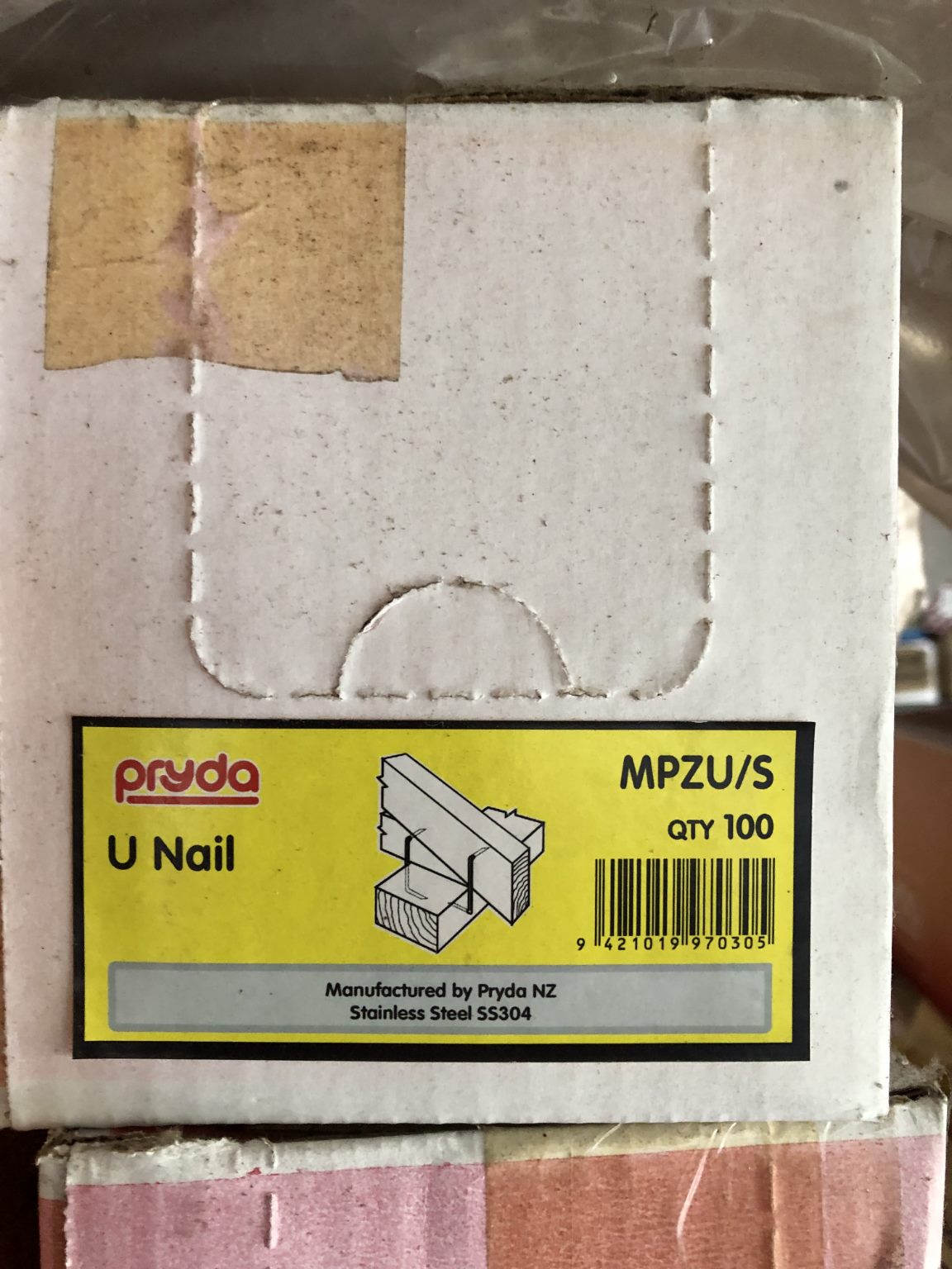 Stainless Steel Wire Dog Staple (C Nail or U Nail) : BidBud