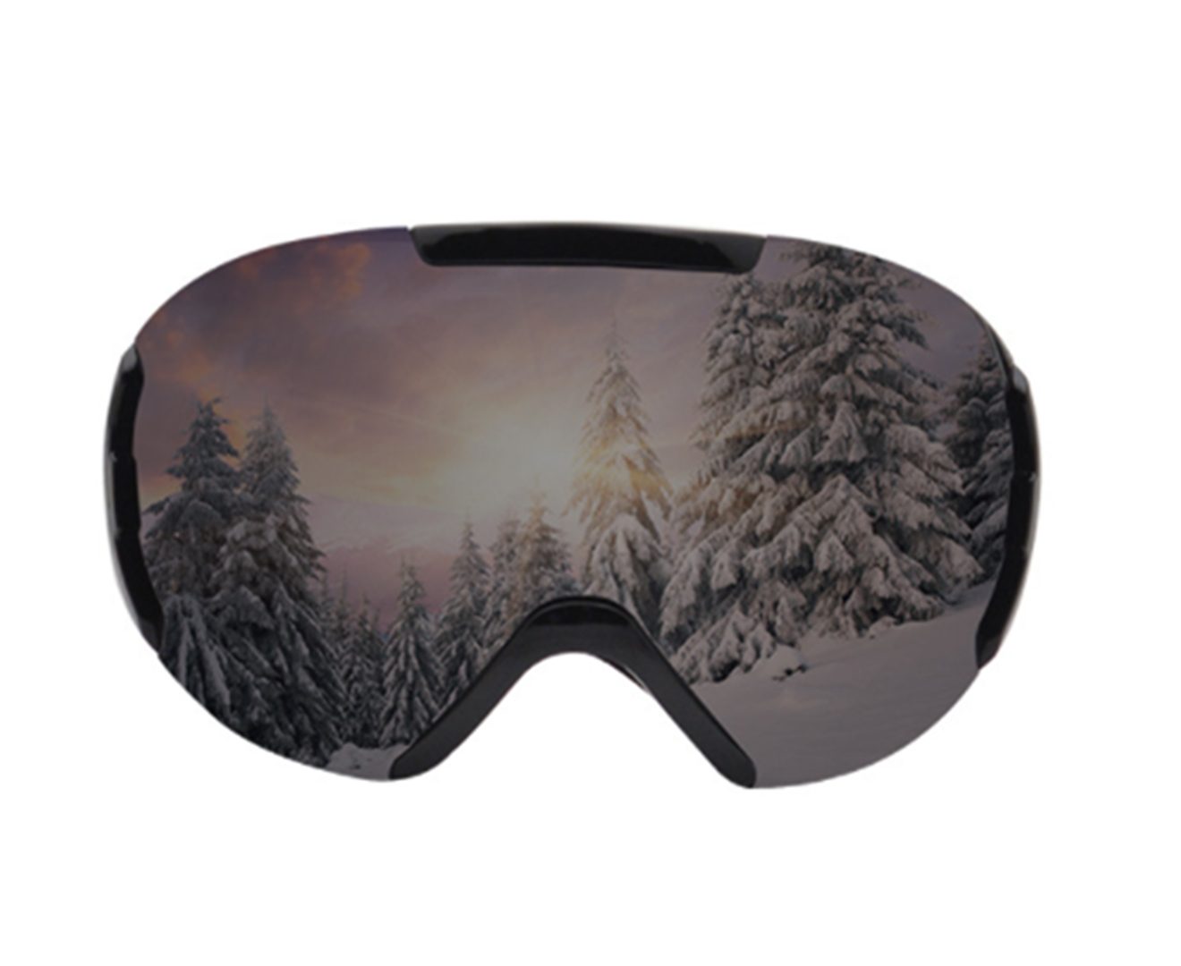 029 Outdoor Snow Skiing Goggles Large Spherical Adult Skiing Glasses ...