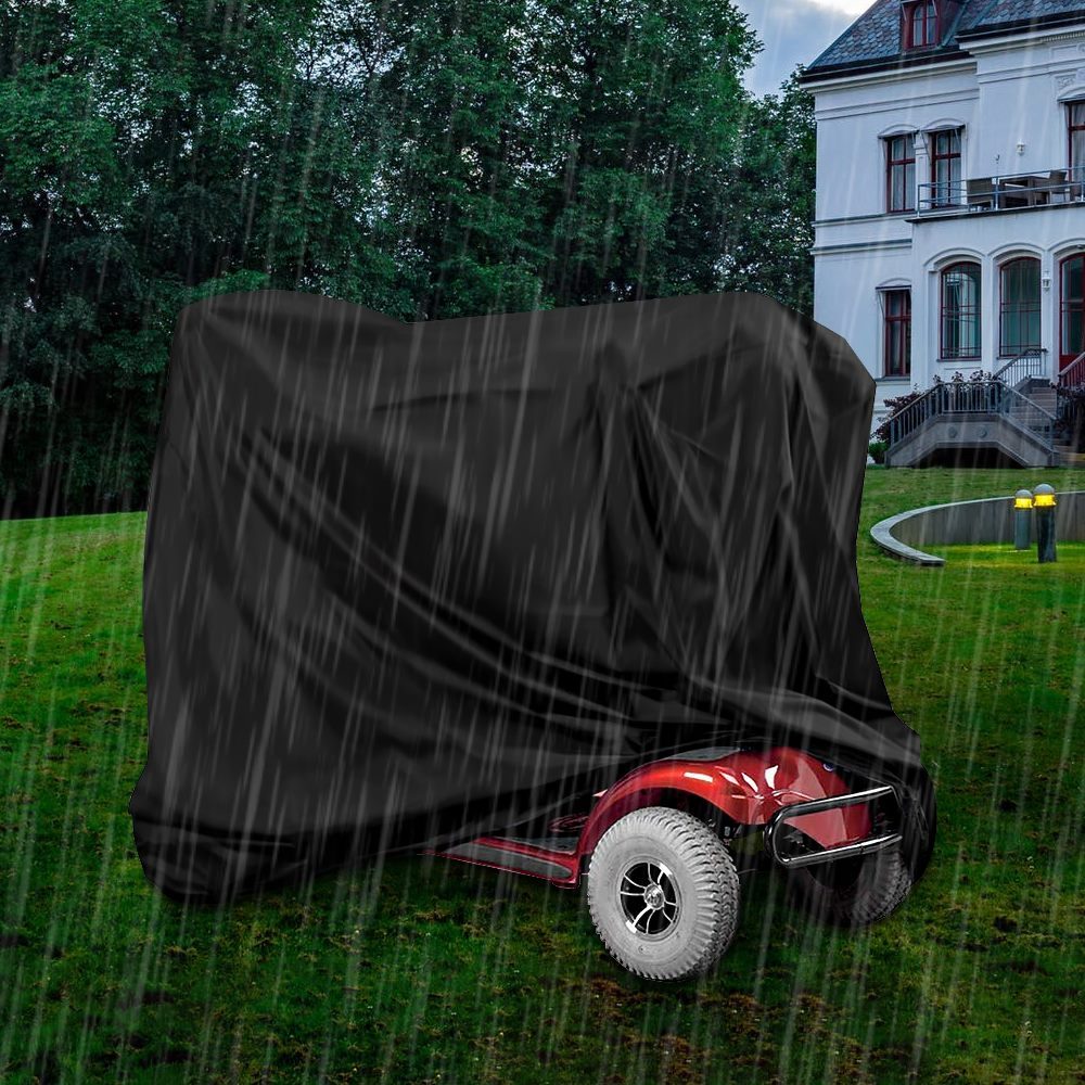 Mobility Scooter Cover Waterproof Wheelchair Storage Cover with Storage ...