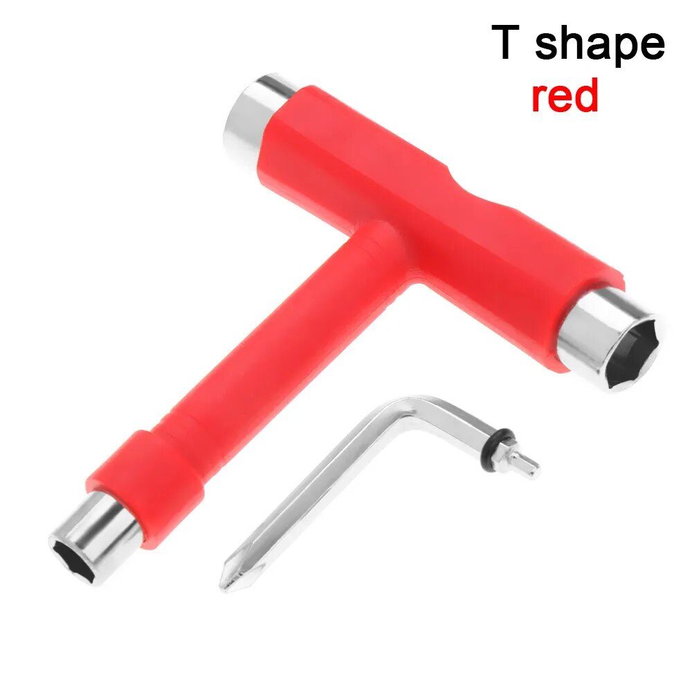 1Pcs Multi-Function Skate Tools Skateboard Wrench T/Y Shape with T-Type ...