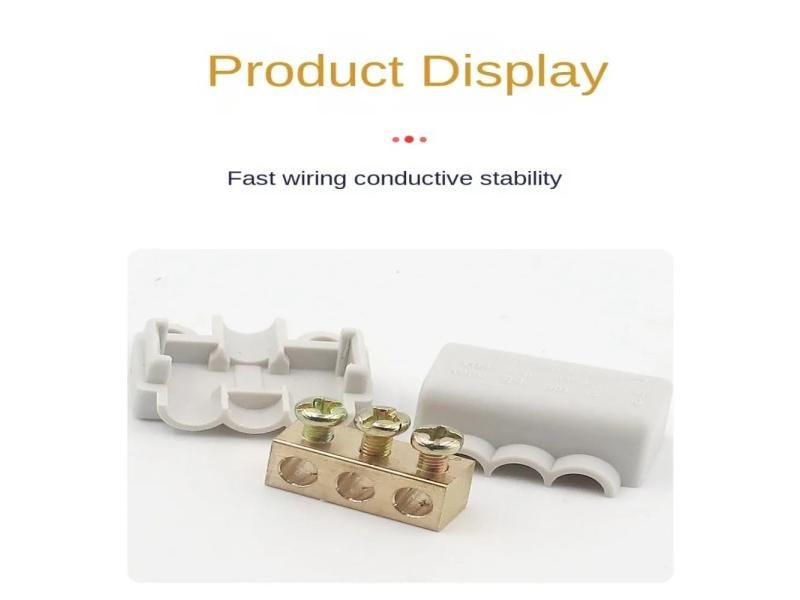 T Shaped Wiring Terminal Locking Quick Crimp Electrical Wire Cable ...