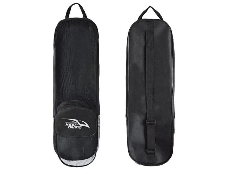 Portable Diving Bag Freediving Fin Bag With Pocket Adjustable ...