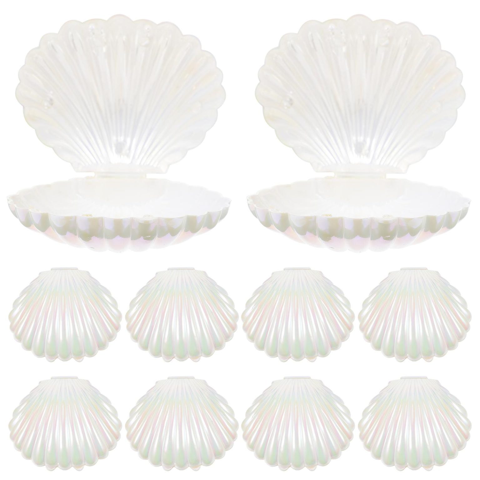 20pcs Sea Shells Candy Boxes Seashell Party Favor Containers Jewelry ...