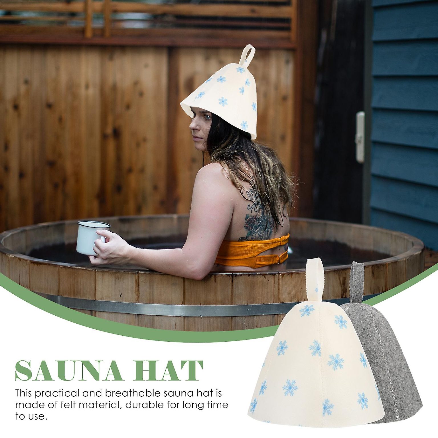 2 Pcs Shower Caps Women Bonnet Cap Hair Loose Hat Spa Bath Wrap Russian ...