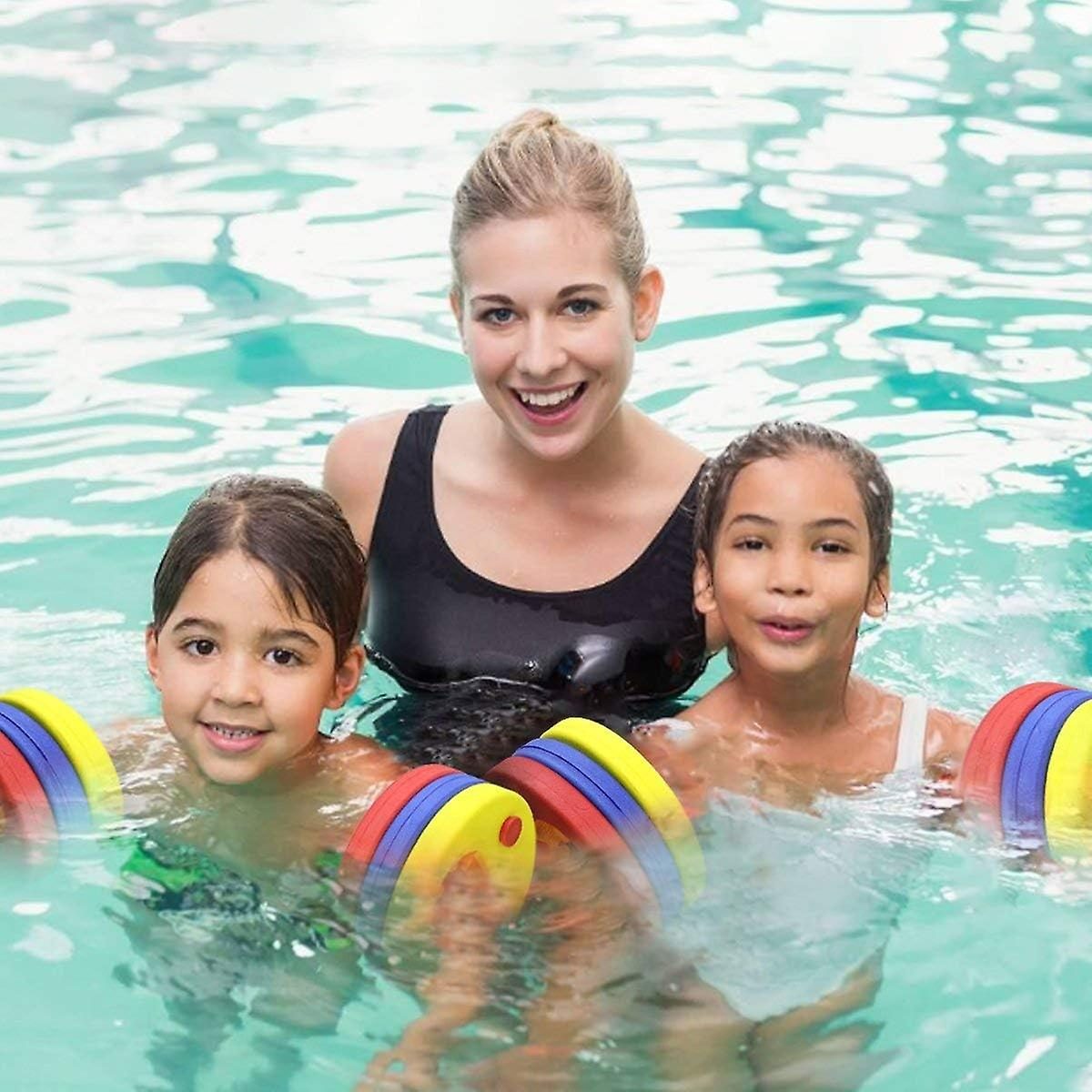 Swim Float Disc 6 Pcs Kids Arm Bands Lightweight Eva Foam Float Discs ...