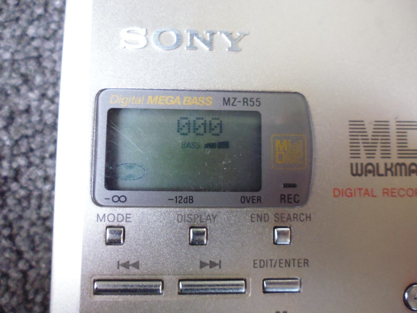 Sony MZ-R55 MiniDisc Recorder/Player : BidBud