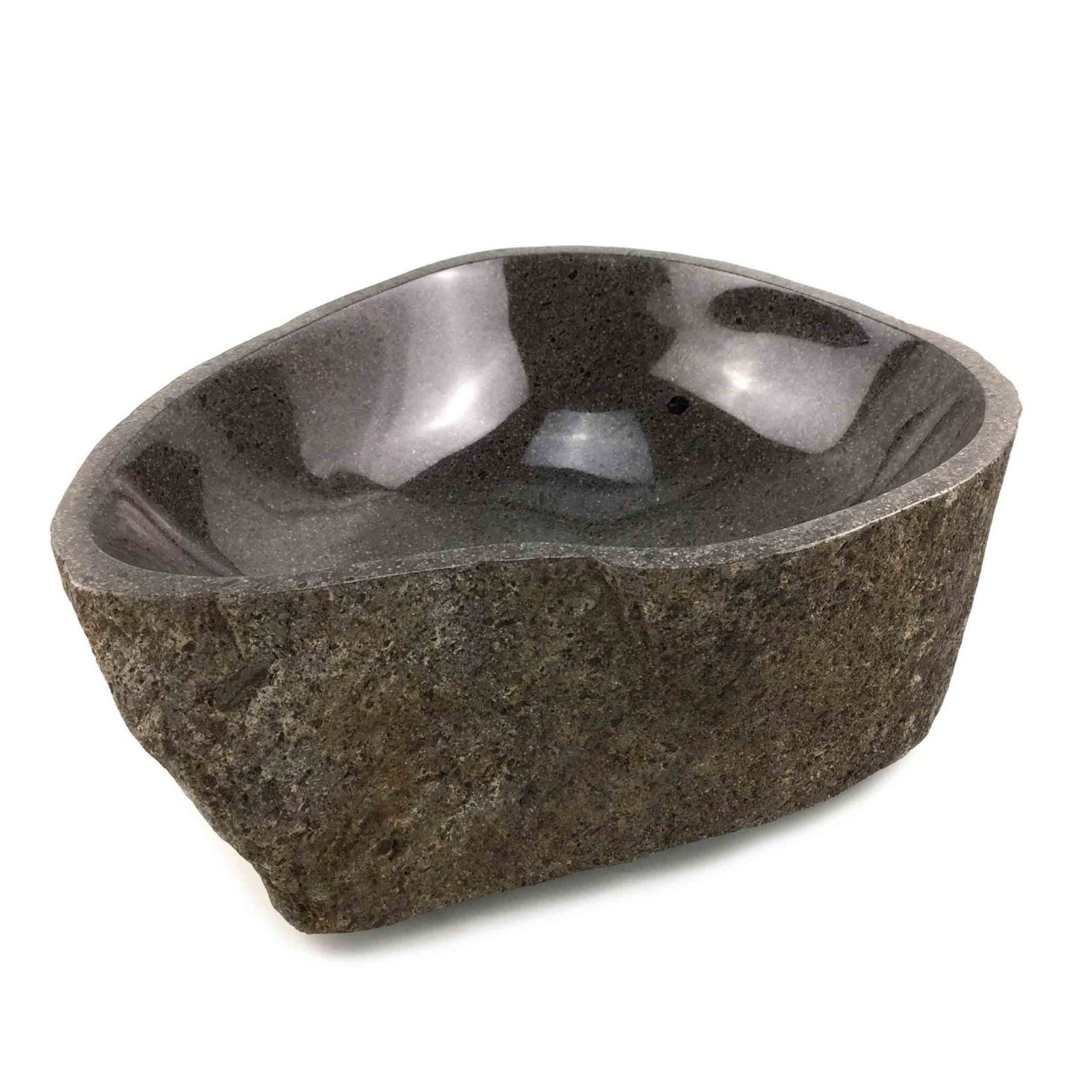 $1 RESERVE EARTHY RAW STONE BASIN NATURAL STONE 42cm x 35cm x 14cm WAS ...