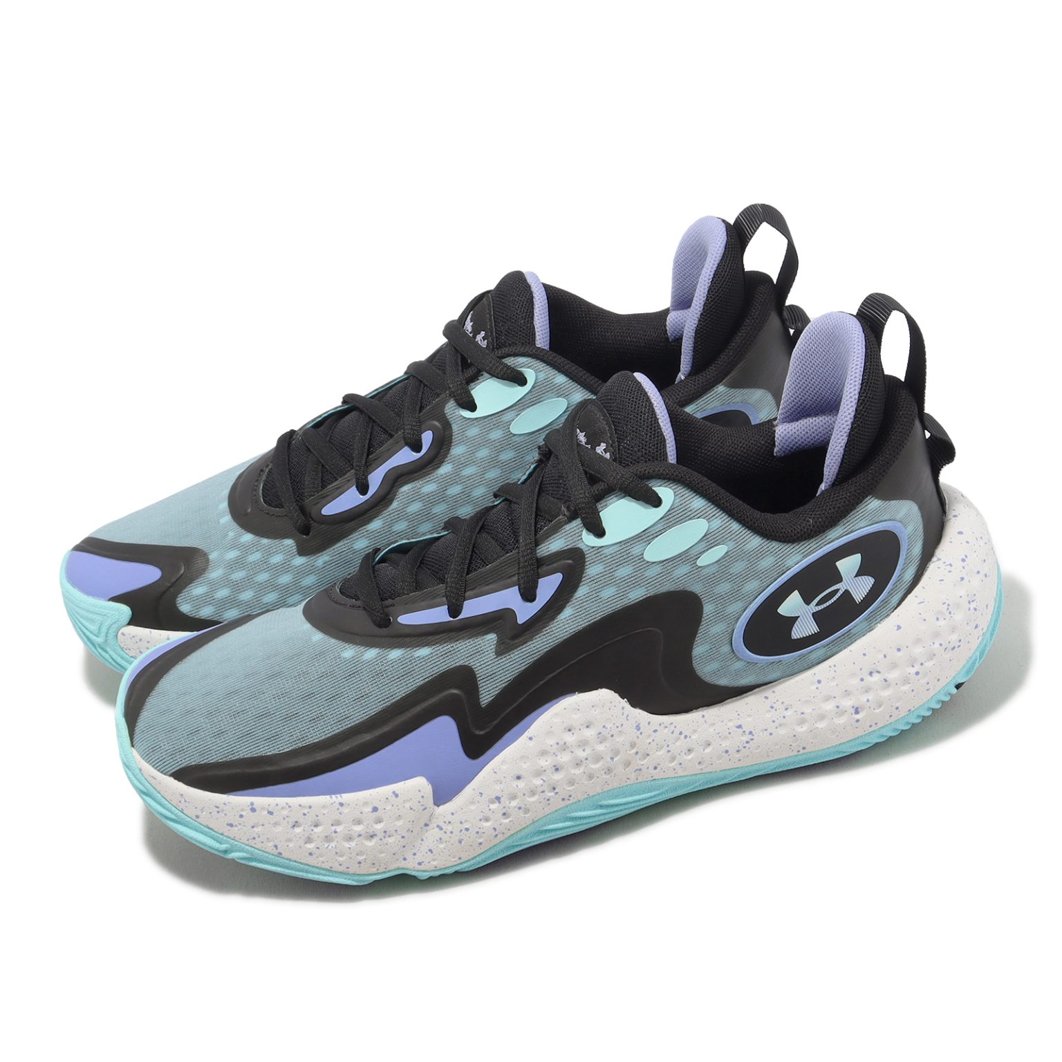 Under Armour Spawn SOS Green Black Men Basketball Shoes Sneakers ...