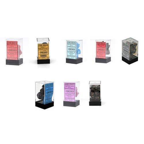 D7 Die Set Dice Opaque Polyh (7 Dice) : BidBud