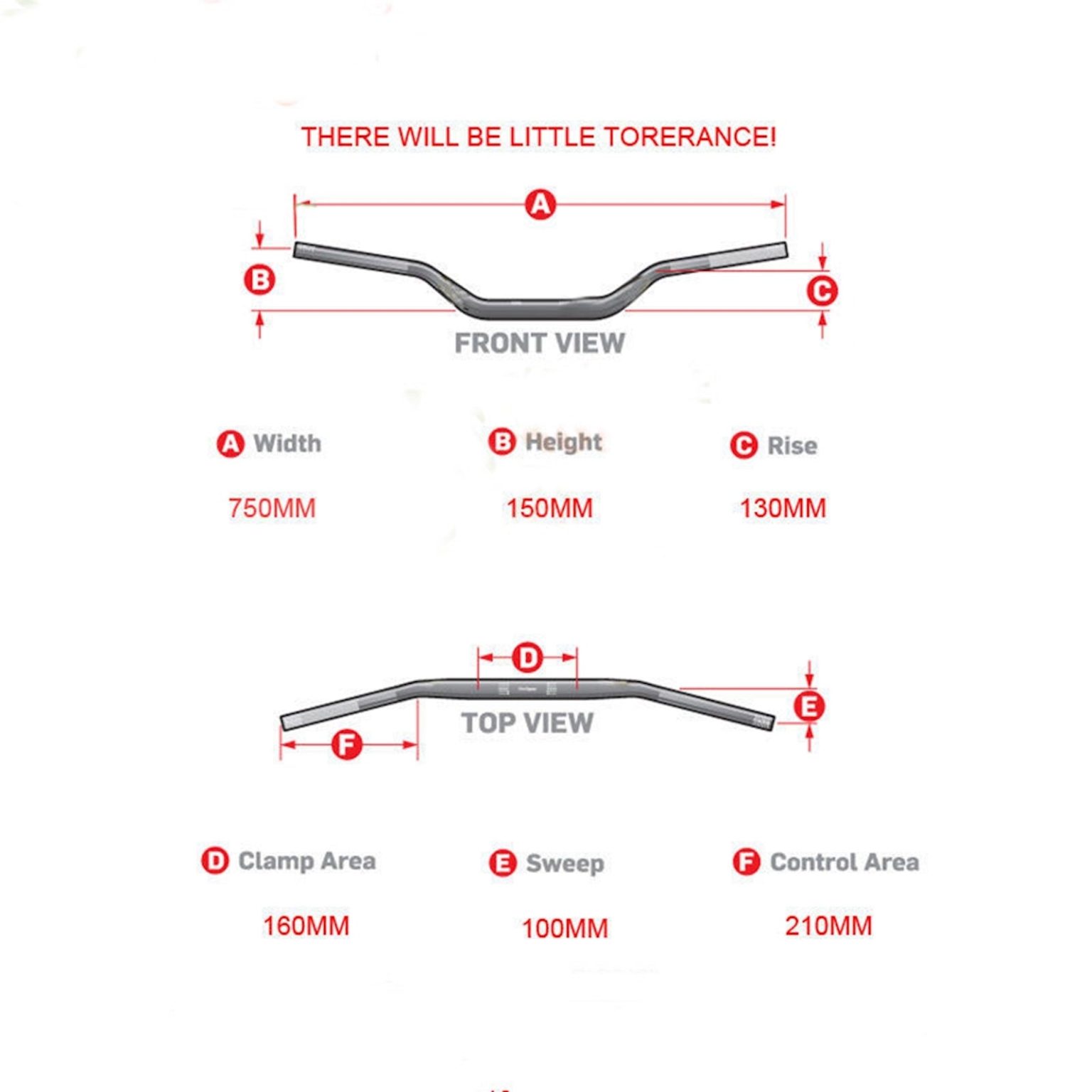 22mm 7/8" Mid Motorcycle Motorbike Handlebars Drag Bar For Honda Yamaha ...