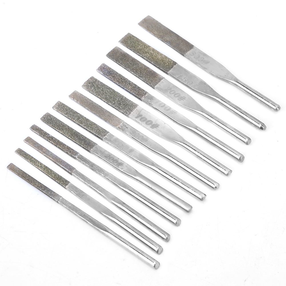 diamond file 3mm shank file file metal file 12pcs 3mm Shank Taper ...