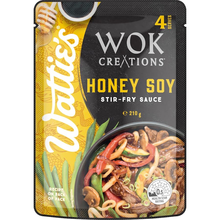 Watties Wok Creations Stir-fry Sauce Honey Soy : BidBud