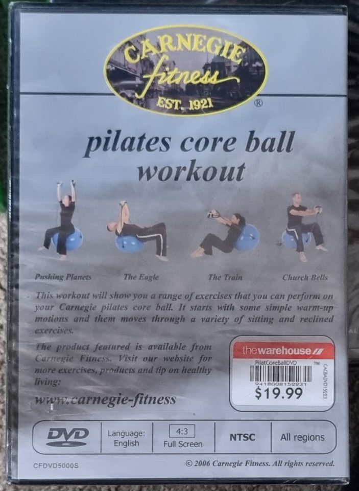 **Carnegie Fitness - Est. 1921: Pilates Core Ball Workout** : BidBud