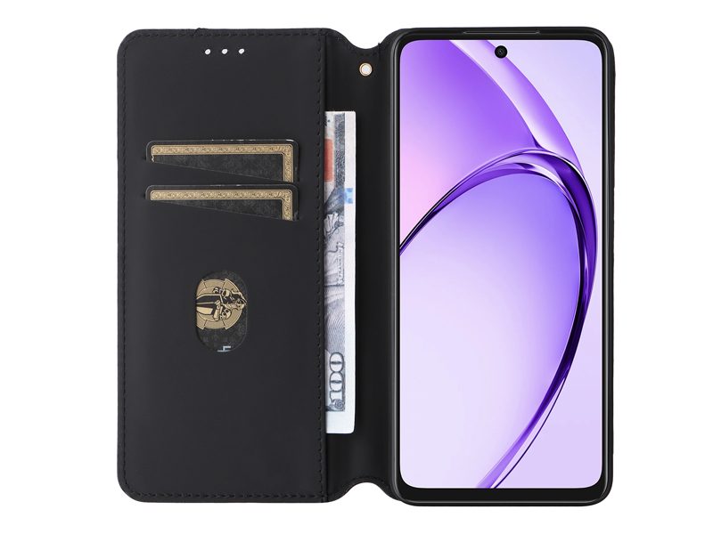 Slim PU Leather Stand Wallet Case Cover for OPPO A60 5G Purple : BidBud