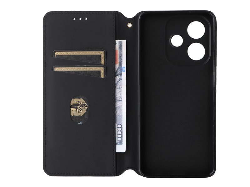 Slim PU Leather Stand Wallet Case Cover for OPPO A60 5G Purple : BidBud