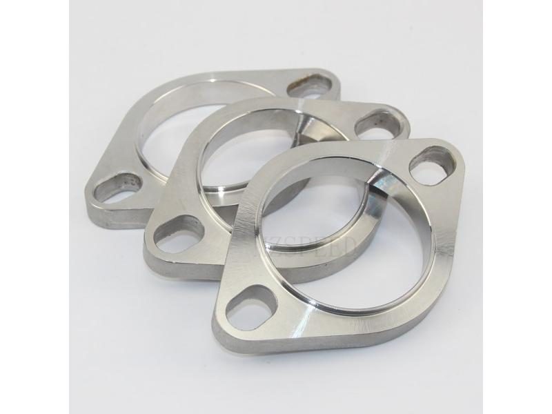 304 Stainless Steel Flange Universal 51mm 63mm 76mm Welded 2 Hole ...