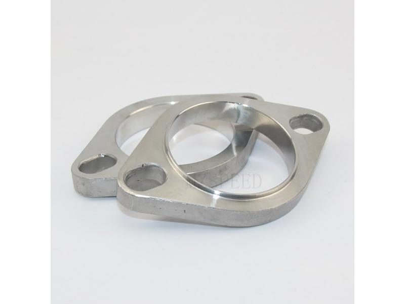 304 Stainless Steel Flange Universal 51mm 63mm 76mm Welded 2 Hole ...