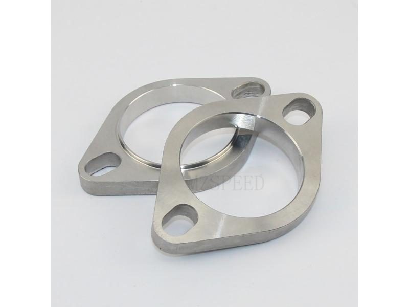 304 Stainless Steel Flange Universal 51mm 63mm 76mm Welded 2 Hole ...