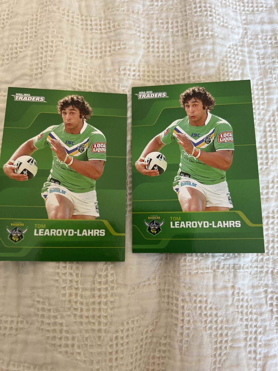 2 Nrl cards new Raiders : BidBud