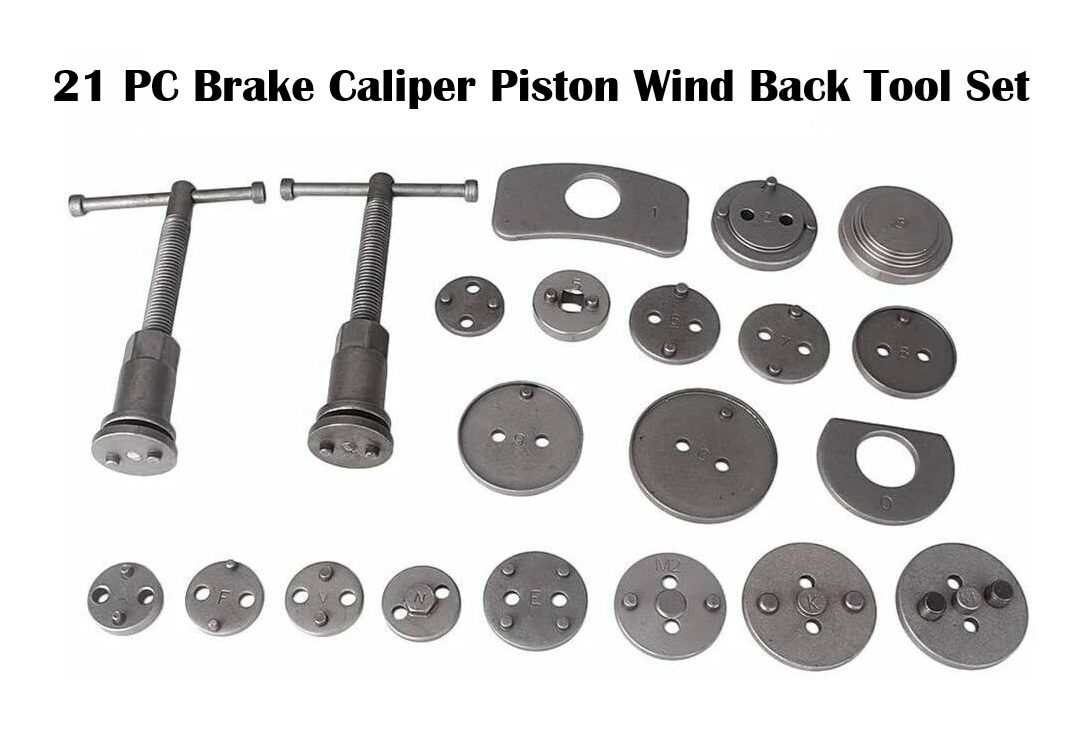 21PC Brake Caliper Wind Back Tool Kit Set Automotive Workshop Special ...
