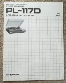 Used Pioneer PL-117D Turntables for Sale | HifiShark.com